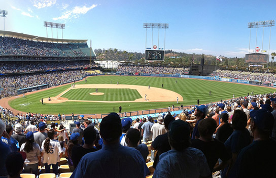 Major League Baseball Stadiums Map and Log